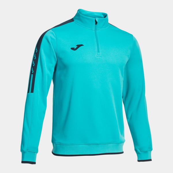 Joma Olimpiada Half Zip - Turquoise Fluor/Dark Navy ...