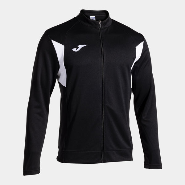 Joma Winner III Tracksuit Top - Black/White - footballkitsdirect.com