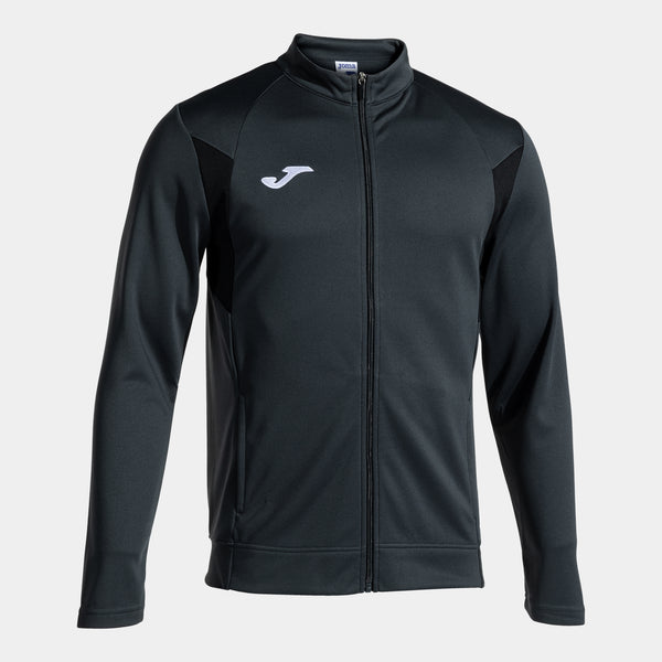 Joma Winner III Tracksuit Top - Anthracite/Black - footballkitsdirect.com