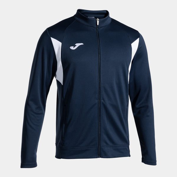 Joma Winner III Tracksuit Top - Dark Navy/White - footballkitsdirect.com