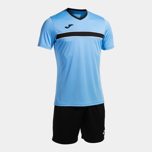Joma Victory Set - Medium Sky/Black - footballkitsdirect.com