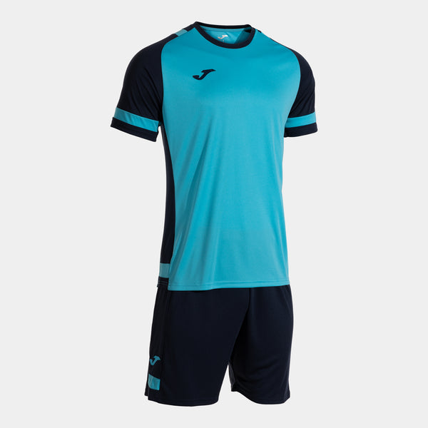 Joma Lider Set - Turquoise Fluor/Dark Navy - footballkitsdirect.com