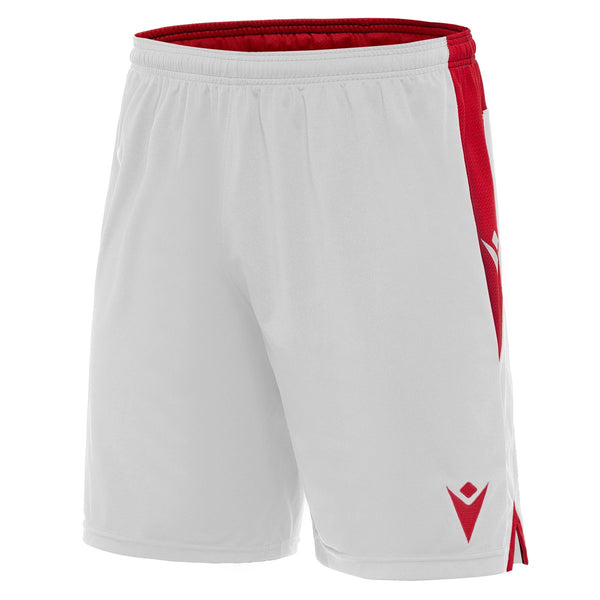 Macron Tempel Short - White/Red - footballkitsdirect.com