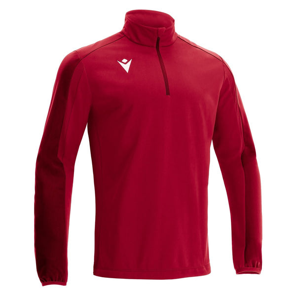 Macron Arno 1/4 Zip - Red - footballkitsdirect.com